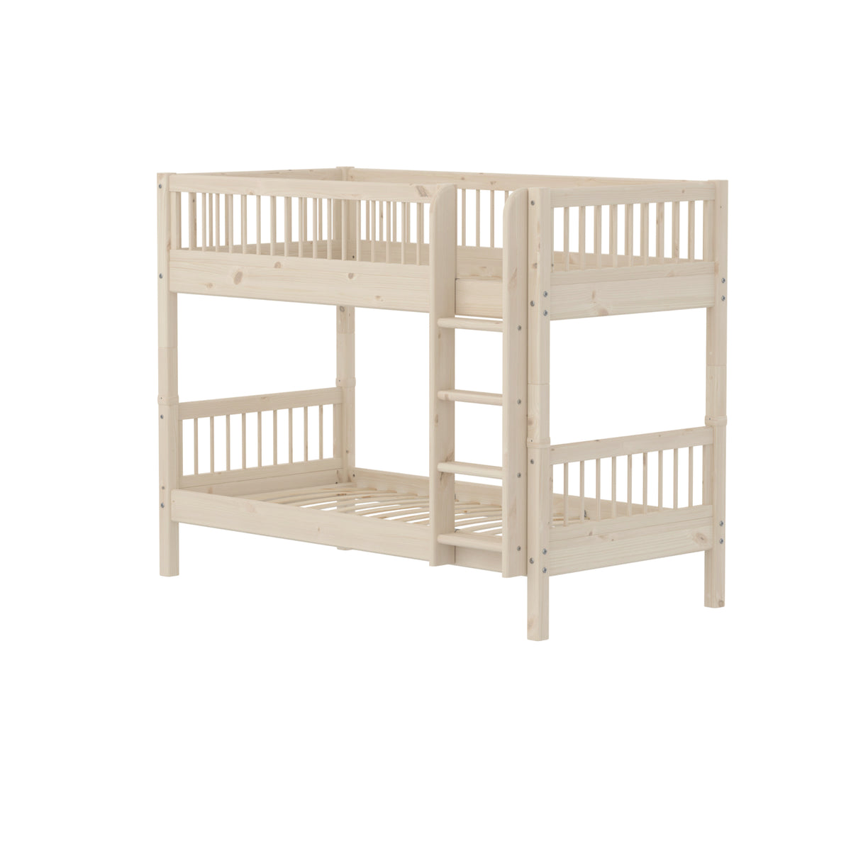 Flexa Bunk bed with straight ladder – Cosybunks